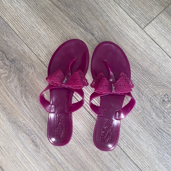 Salvatore Ferragamo | Shoes | Salvatore Ferragamo Pvc Jelly Sandal | Poshmark